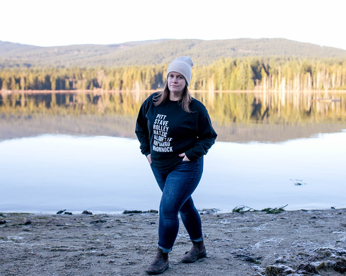Maple Ridge Lakes Adult Crewneck – West Coast Wild Child